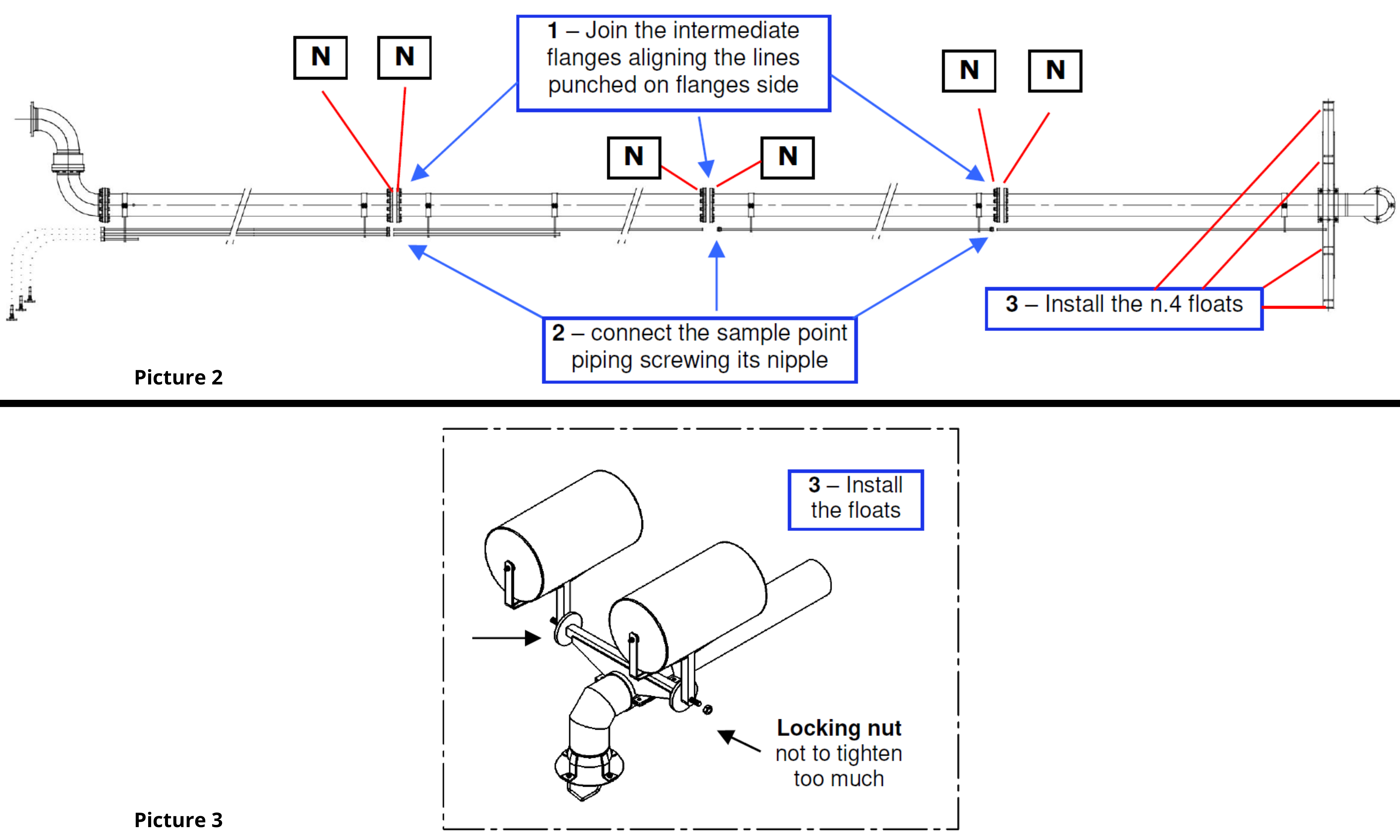 Pictures of 2 and 3 of the Floating Suction Unit - EWFM